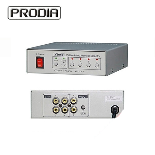 프로디아,PRODIA RM-402V 프로디아 영상 4입력 1출력 셀렉타(영상),네트워크,무선 CCTV 전문, 씨아이시스템