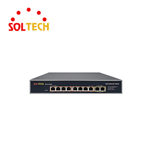 솔텍,SFC510HP 솔텍 10/100/1000Mbps TP 10포트 POE(802.3at) 스위칭허브