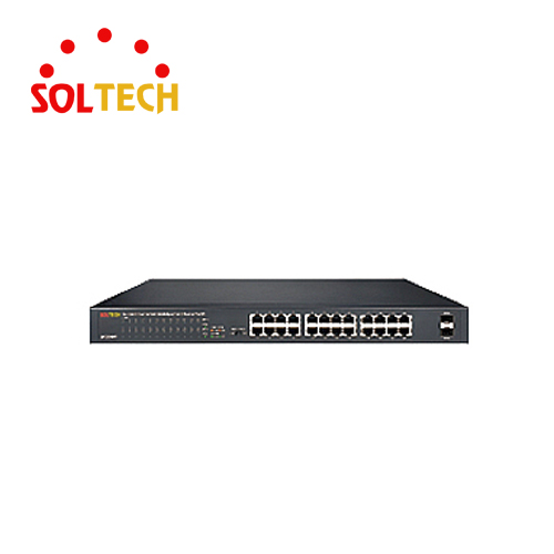 솔텍,SFC524HP 솔텍 기가 24포트 POE허브